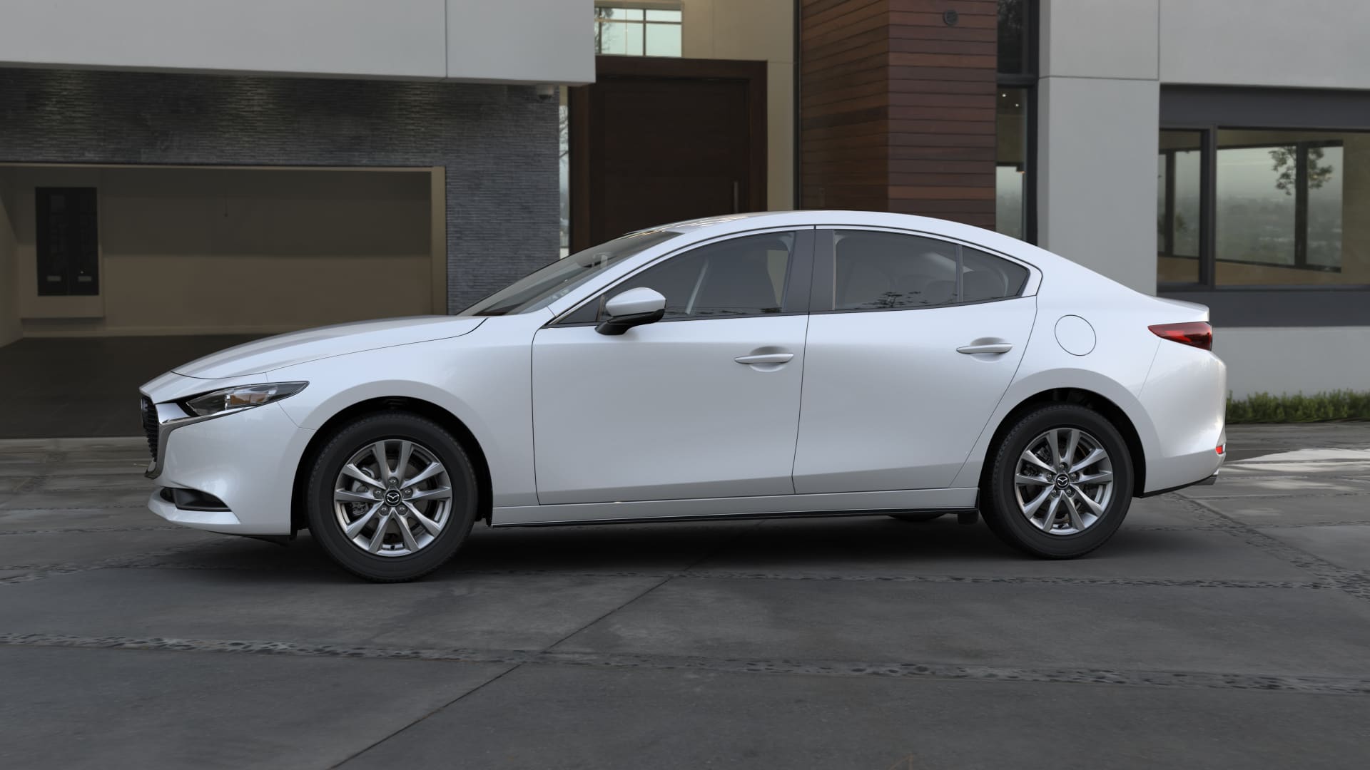 2022 Mazda 3 White Hatchback