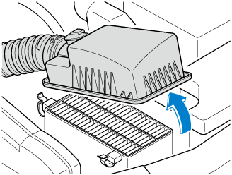 Disconnect the connector from the unit by pressing the tab on the ...