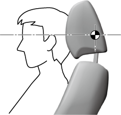 To raise a head restraint, pull it up to the desired position.