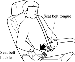 Fastening the Seat Belt