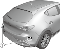 Rear side radar sensor