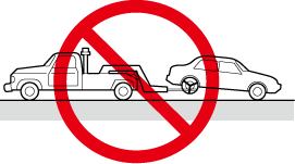 Do not tow with sling-type equipment. This could damage your vehicle ...