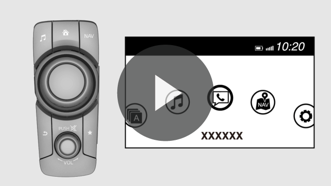 Volume dial operation