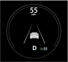 Active driving display (Some Models)