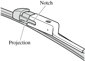 Slide the blade component and install it to the wiper arm.
