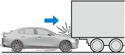 Limitations to side collision detection: