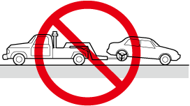 Do not tow with sling-type equipment. This could damage your vehicle ...