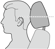 To raise a head restraint, pull it up to the desired position.