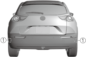 Rear side radar sensor