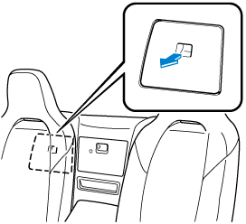 To use the back trim storage box