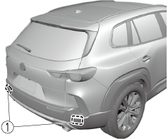 Rear side radar sensor