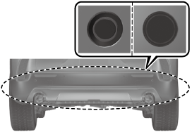 Rear/Rear Corner Ultrasonic Sensor