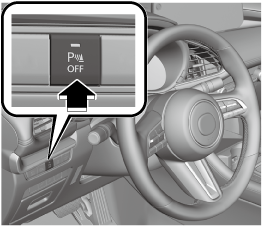 The parking sensors turn off and the parking sensor OFF switch ...