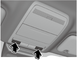 The map light turns on.