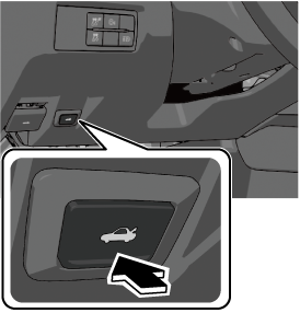 Push the trunk lid release button.