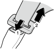 Make sure that the seat belt is not twisted, then let the seat belt ...