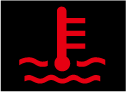The light turns on if the engine coolant temperature has increased ...
