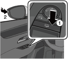 Adjusting the Outside Mirror Angle