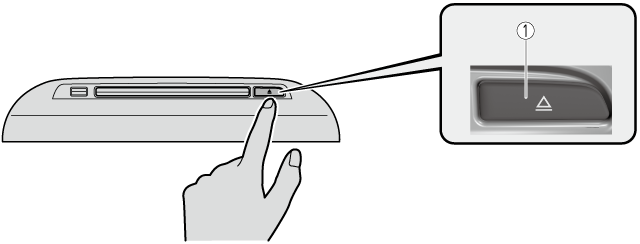 CD/DVD eject button