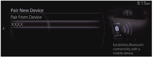 (Device with Bluetooth ® version 2.0 or lower)