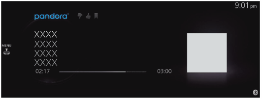 The playback screen is displayed.